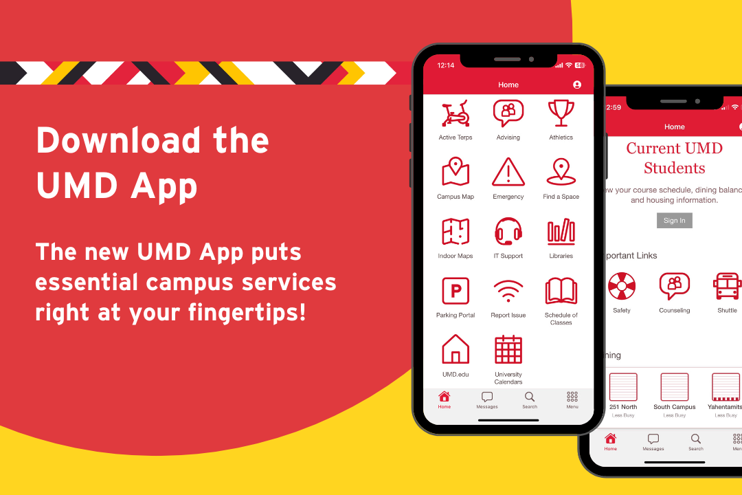 Navigating Campus | The University of Maryland Terp Family eConnection